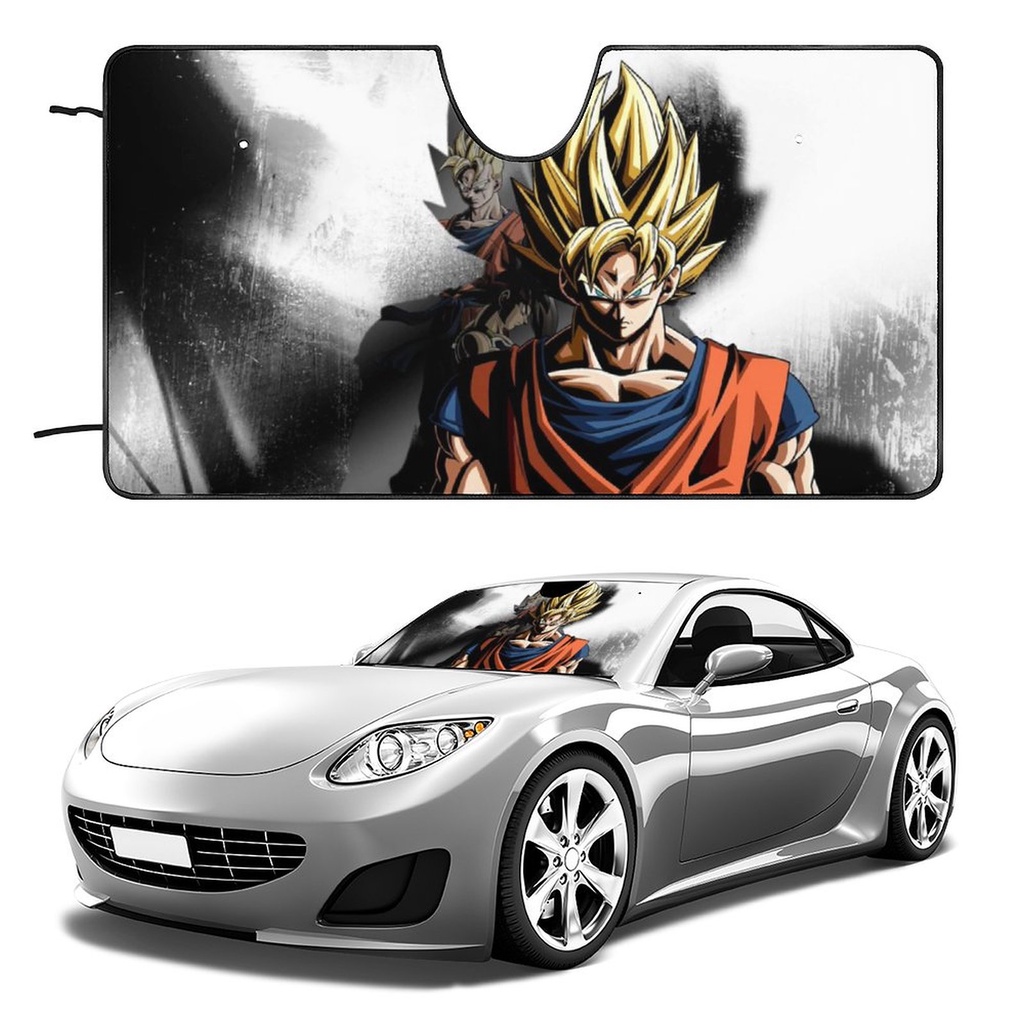 ดวงอาทิตย์โล่Car Sunshade Dragon-Ball Foldable Reflective Windshield ...