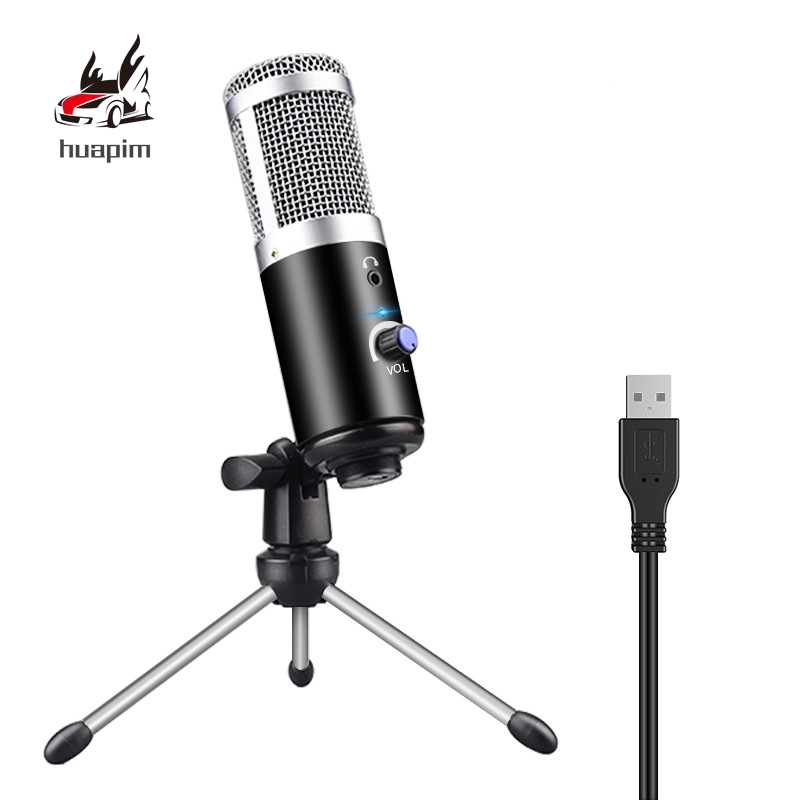 HP Condenser Microphone USB Computer Microphone for Podcast Recording ...
