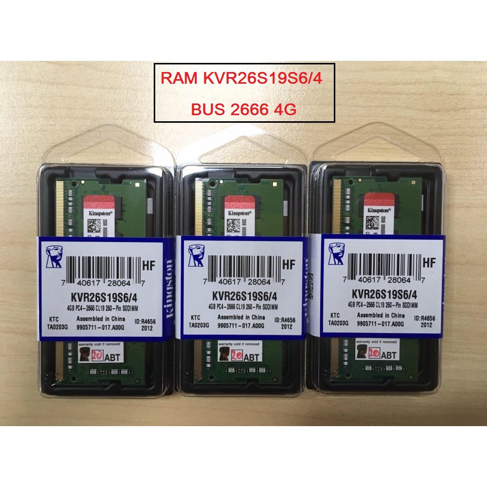 Kingston RAM KVR For Notebook Bus 2666 NB DDR4 16GB ( KVR26S19D816 ...