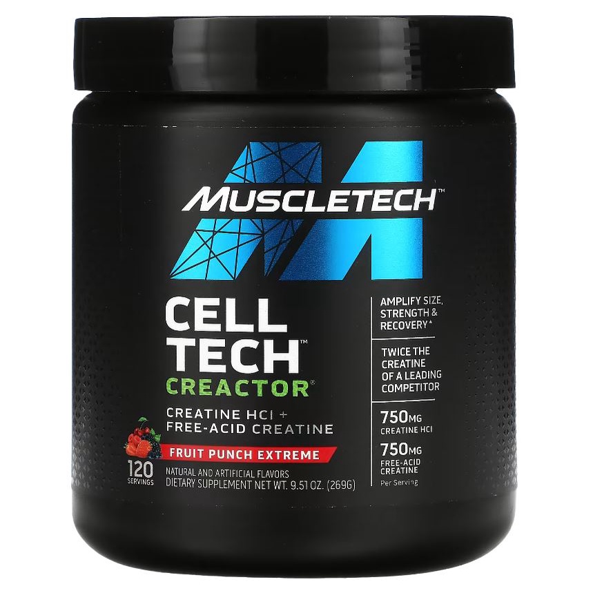 Muscletech Cell-Tech Creactor Free-AcidHCl Creatine ครีเอทีน ชนิดผง(รส ...