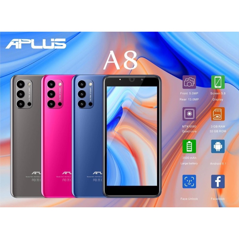 Aplus A8 ปี 2021 มือถือราคาย่อมเยาว | Shopee Thailand