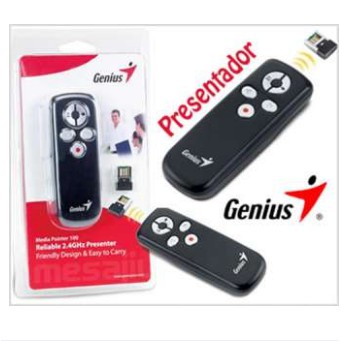 ส่งฟรี GENIUS Laser Pointer รุ่น MEDIA POINTER 100 (สีดำ) - gadgetbuy ...