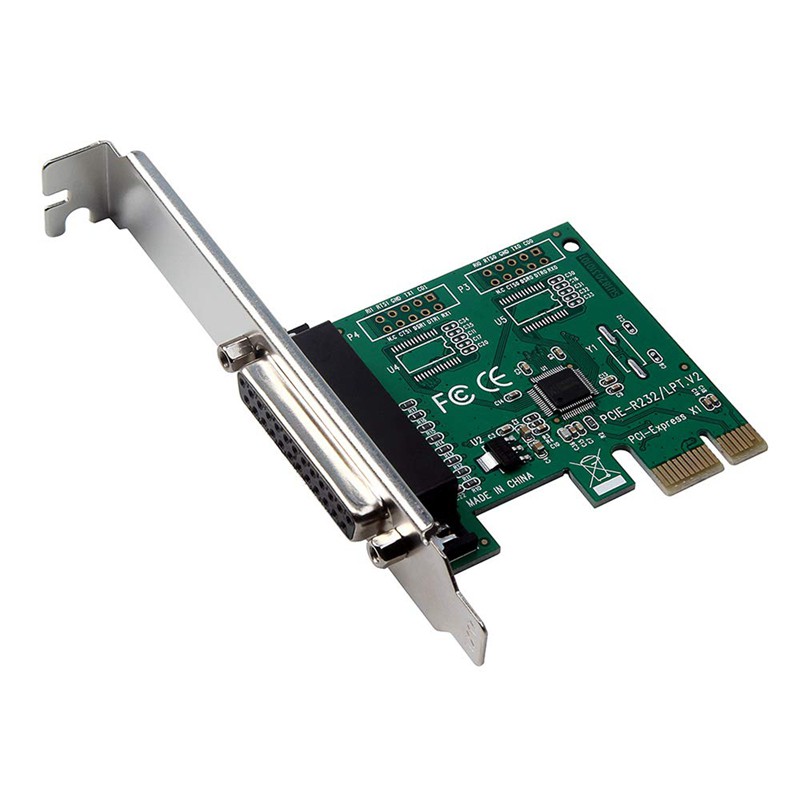 Pci - E Parallel อะแดปเตอร์การ์ด Pci Express To Lpt Port ตัวแปลงสําหรับ ...
