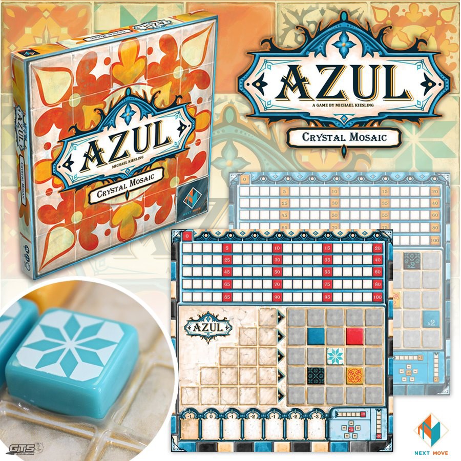 Azul Crystal Mosaic ภาคเสริม Expansion เกมส์ ต่อกระเบื้อง มีตัวล็อคมา ...