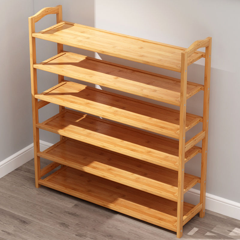 Shoe Rack Made of Moso Bamboo Simple Door Household Economical Storage ...