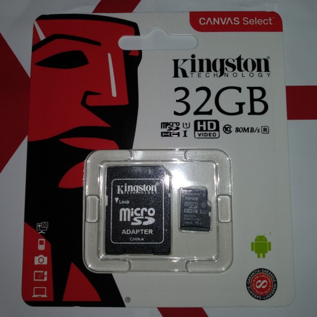 Kingston 32GB micro SD 80MBs Class 10 SDCS32GB - _3m4c3r5ln - ThaiPick