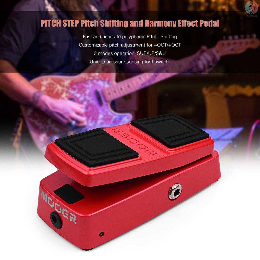 Mooer Pitch Step Pitch Shifting And Harmony เอฟเฟคเหยียบเอฟเฟคสวิทช์ ...