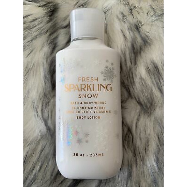 Bath & Body Works Fresh Sparkling Snow Body Lotion 236ml. ของแท้ ...