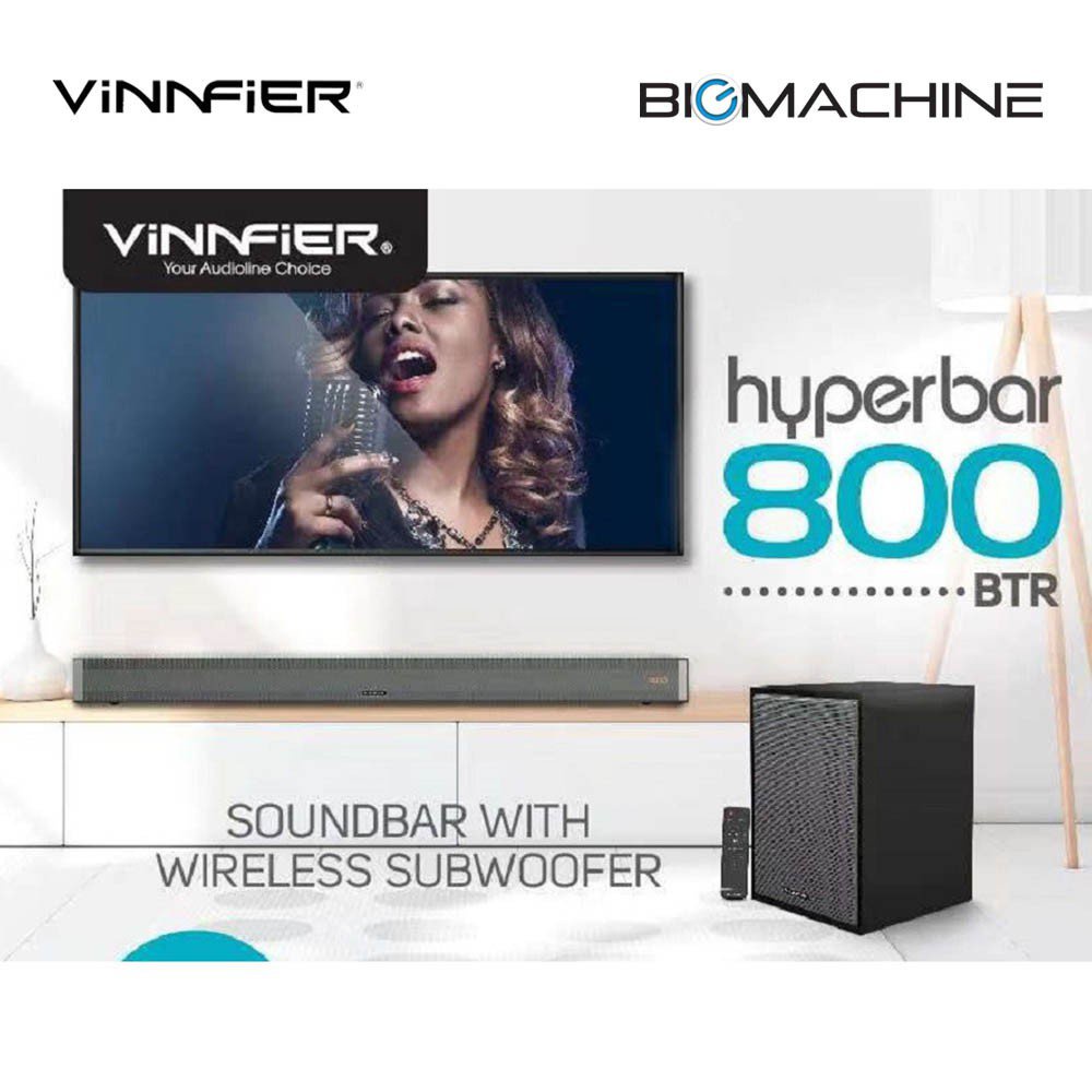 VINNFIER HyperBar 300 500 800 Bluetooth Soundbar With Remote Control ...