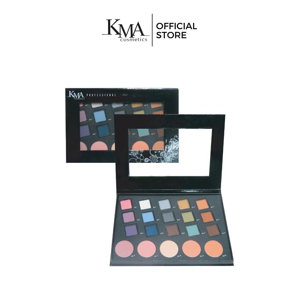 [ราคาพิเศษ] KMA Professional Face Color Palette อายแชโดว์และบลัชออนสุด ...