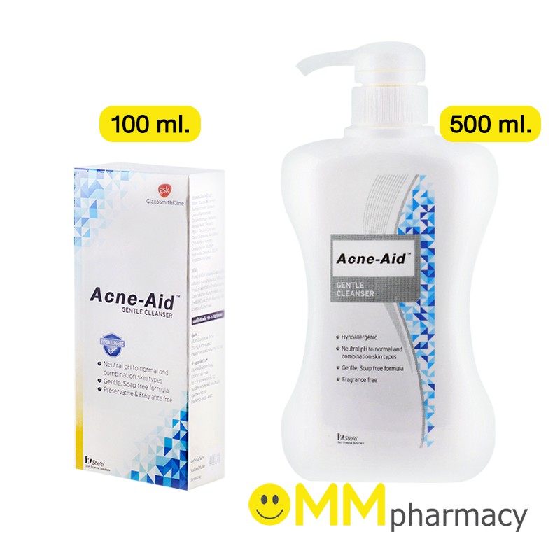 Acne - Aid Liquid Cleanser แอคเน่-เอด ลิควิด คลีนเซอร์ (สีฟ้า) 100ml ...