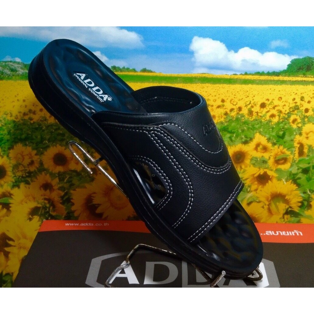 ADDA รองเท้า PU adda รุ่น 73801 รองเท้าแตะผู้ชาย รองเท้าแอดด้าสวมใส่ ...