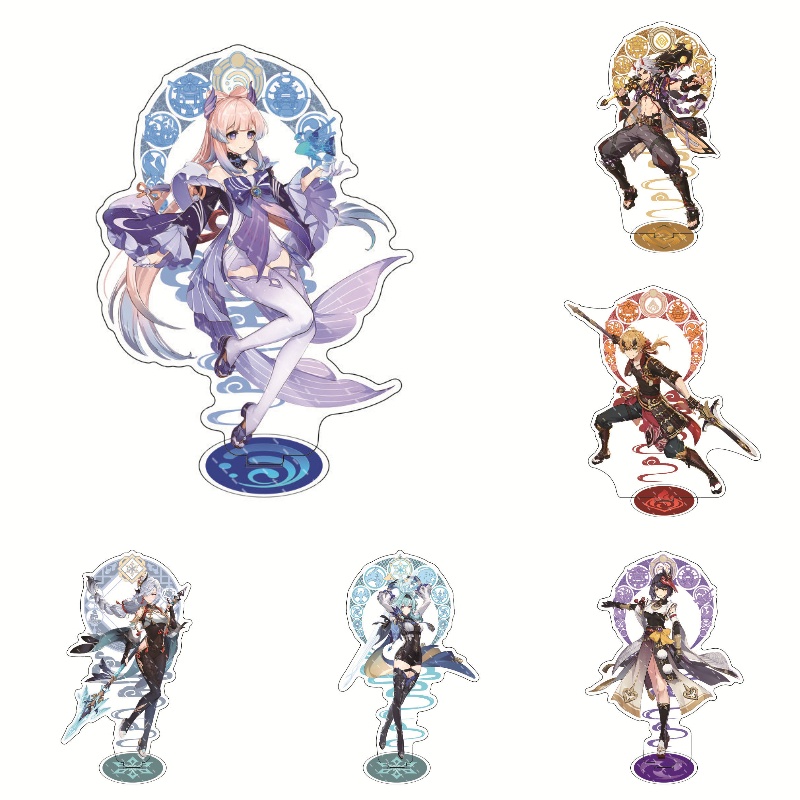 เกนชิน อิมแพ็ค New Anime Figure Genshin Impact Paimon Venti Klee Kokomi ...