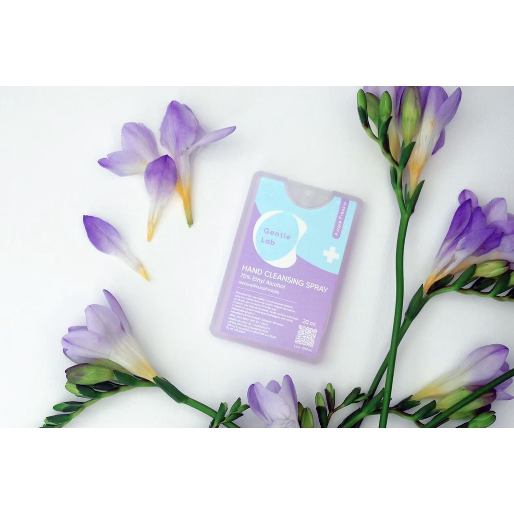 Gentle Lab alcohol hand spray card - Purple Freesia 20 ml HnD9 ...