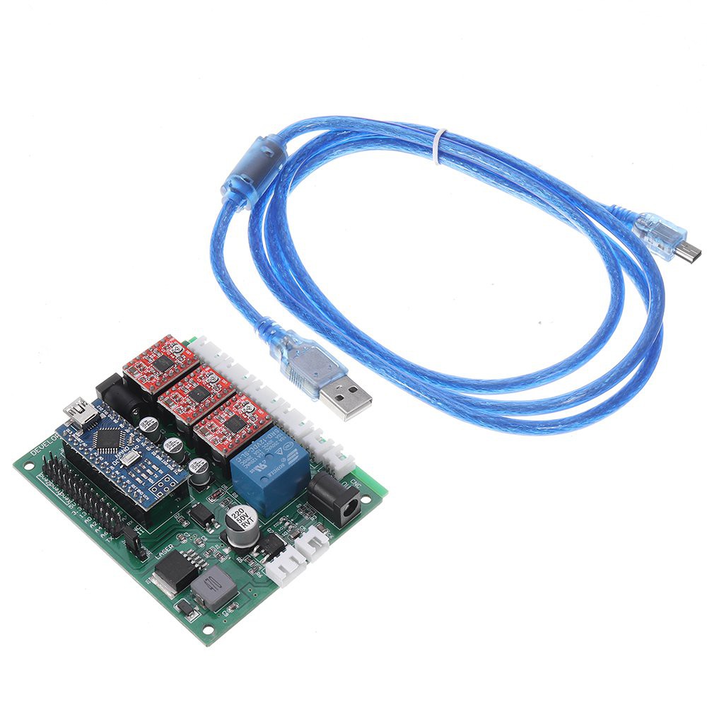 Original 3018 CNC Router 3บอร์ดควบคุมแกนGRBL USB Stepper Motor Driver ...