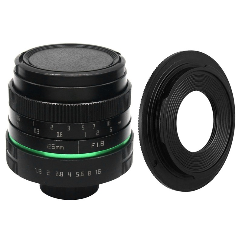 Please use CODCamera Lens 25mm F1.8 APS-C CCTV TV Movie Lens + C-M43 ...