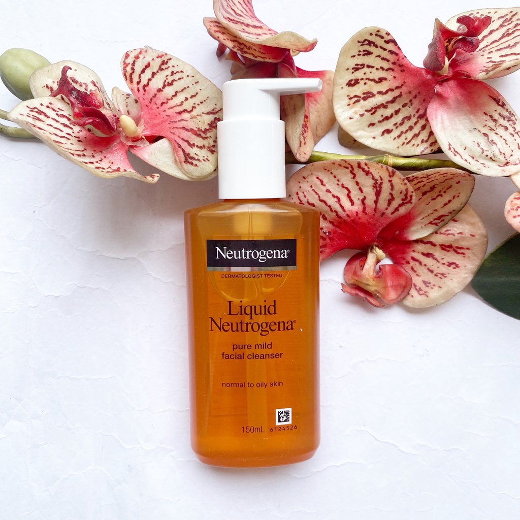 150 ml. ผลิต 0922 Neutrogena Liquid Pure Mild Facial Cleanser นูโทรจี ...