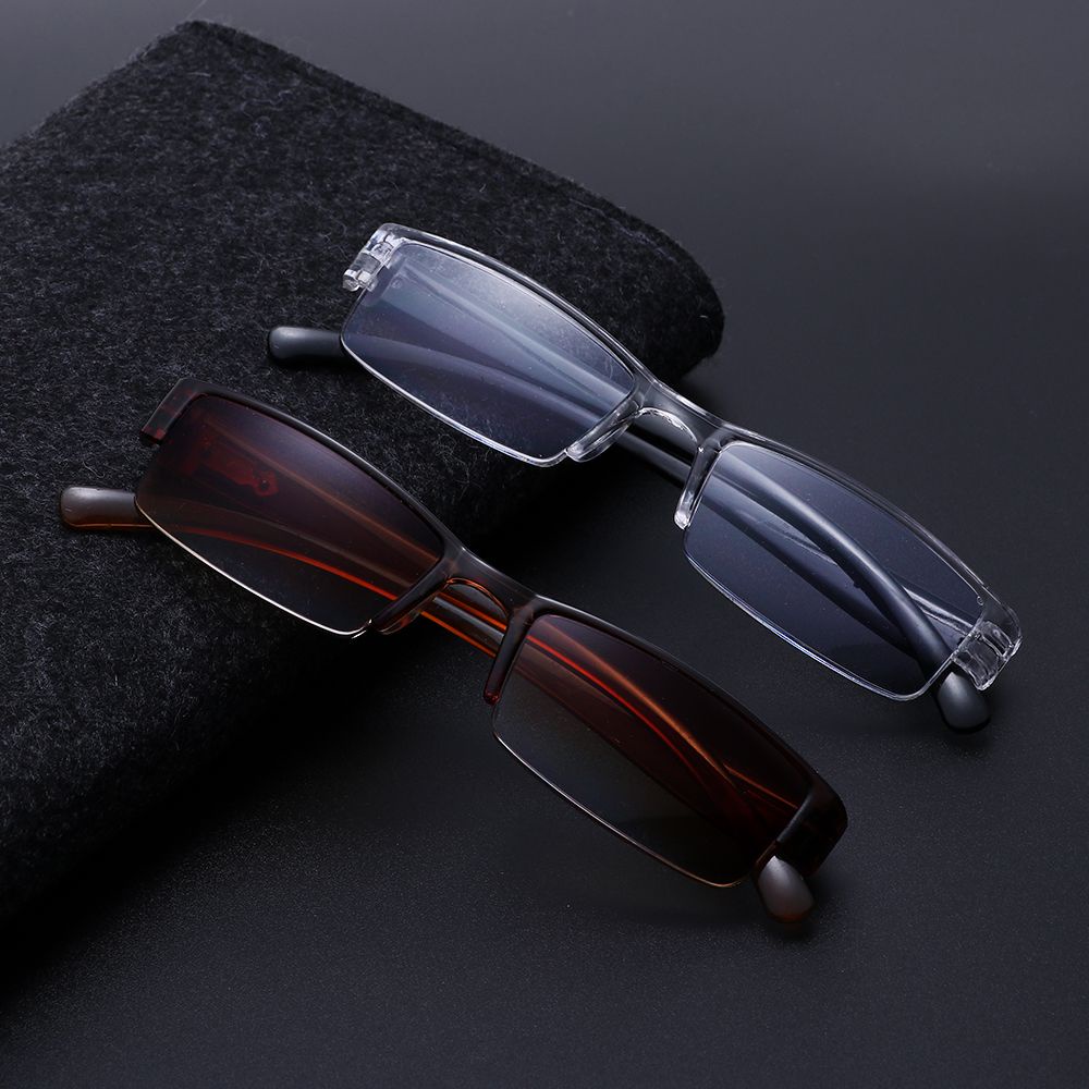 Cvmax 1.0 4.0 แว่นตาอ่านหนังสือ เกาหลี ครึ่งกรอบ แว่นสายตายาว แฟชั่น เลนส์ใส เบาพิเศษ ผู้ชาย และ ...