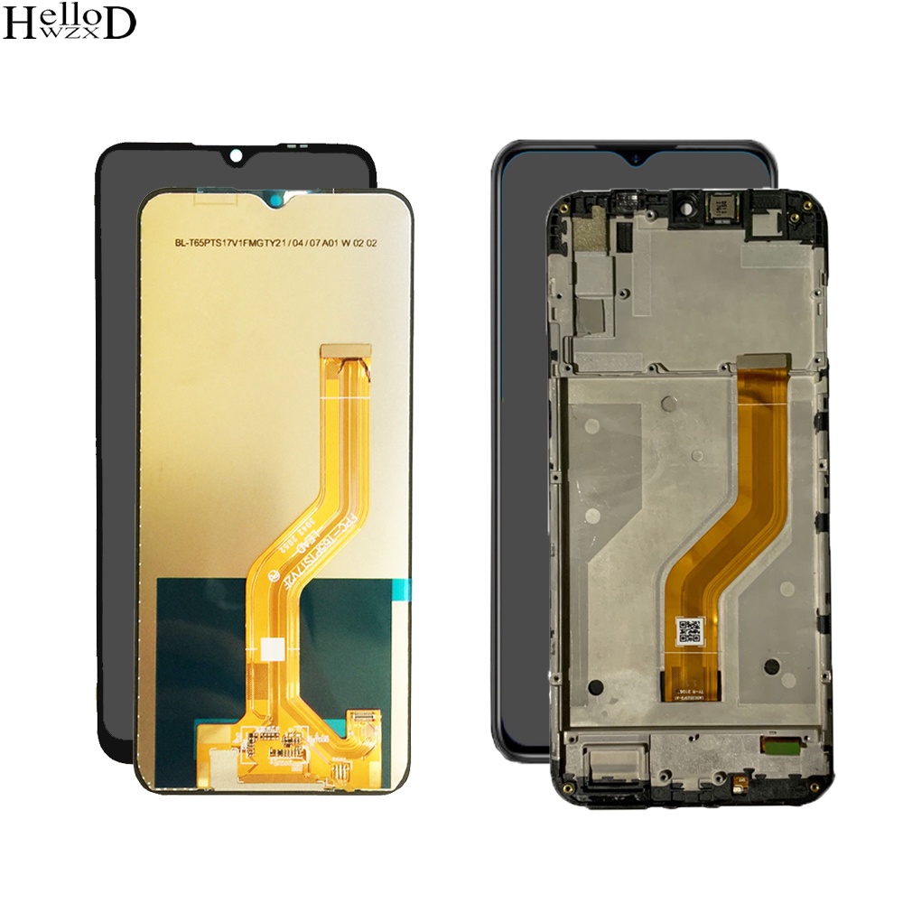 หน้าจอสัมผัส LCD 6.52 นิ้ว พร้อมกรอบ แบบเปลี่ยน สําหรับ Ulefone Note 10 ...