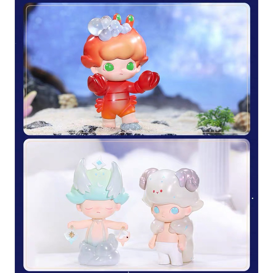 【Genuine】DIMOO Zodiac Series Blind box doll Cute Figures popmart ...