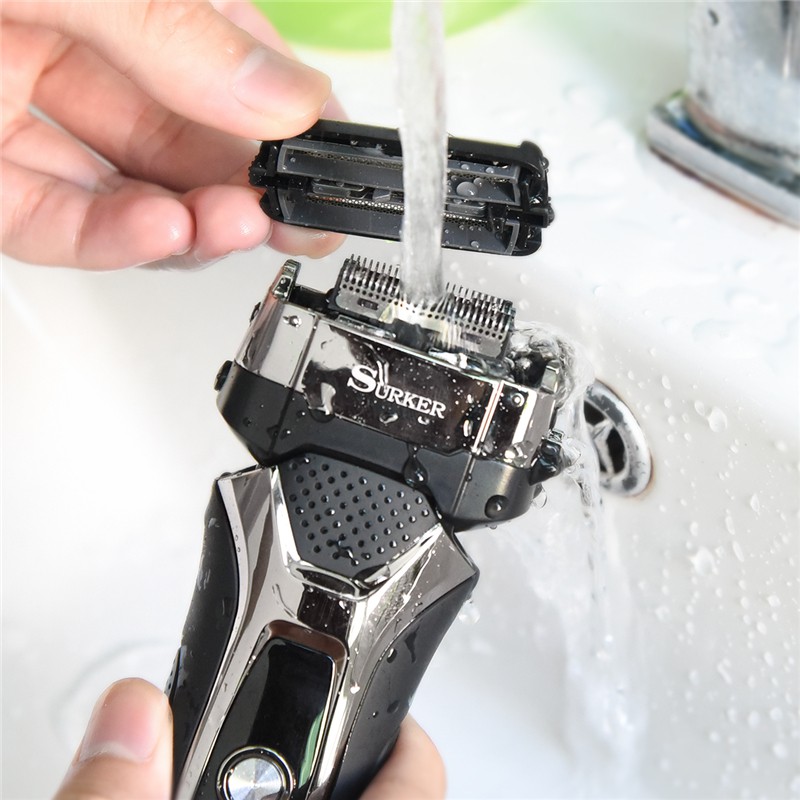 Whole Body Washable Electric Shaver Quick Charge Mens Shaving Machine ...
