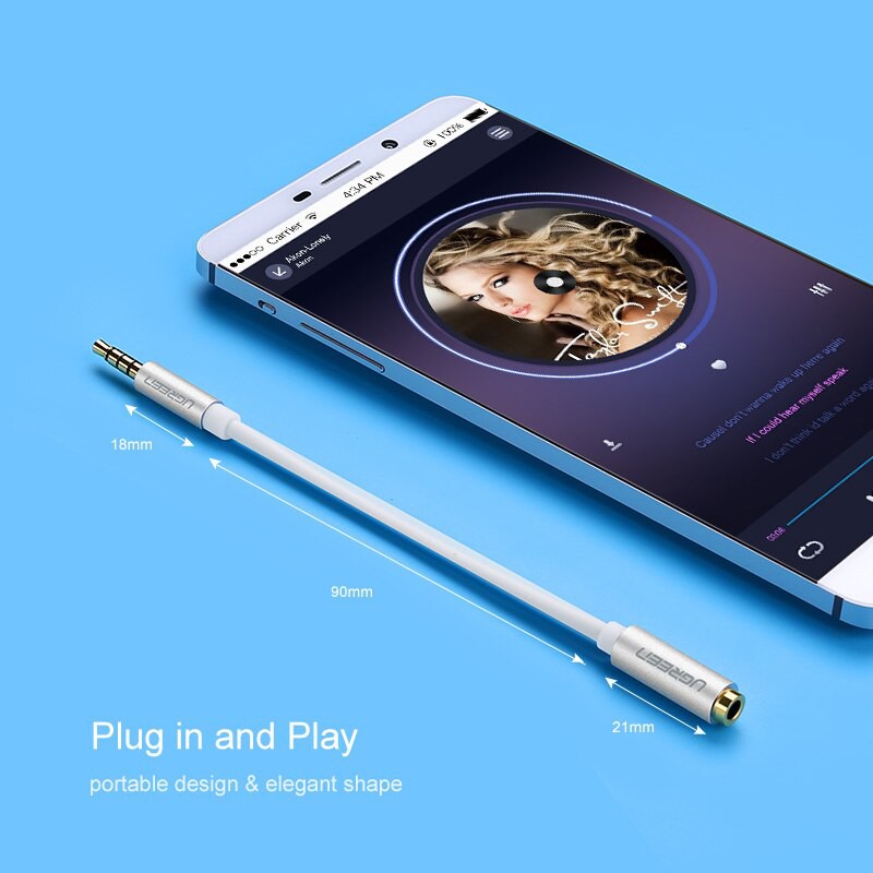 EverSky Ugreen Earphone Headphone Connector OMTP to CTIA Converter ...