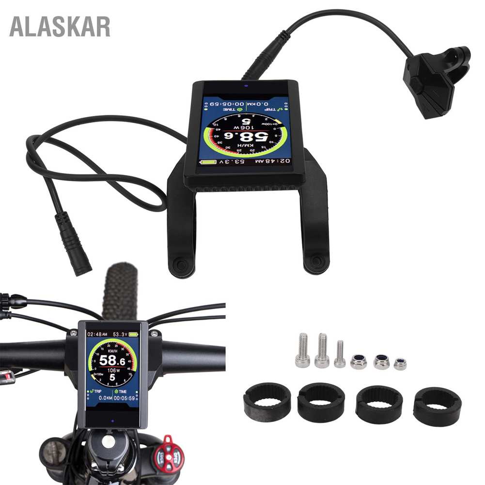 ALASKAR Electric Bicycle 850C LCD Display Control Panel for Bafang ...