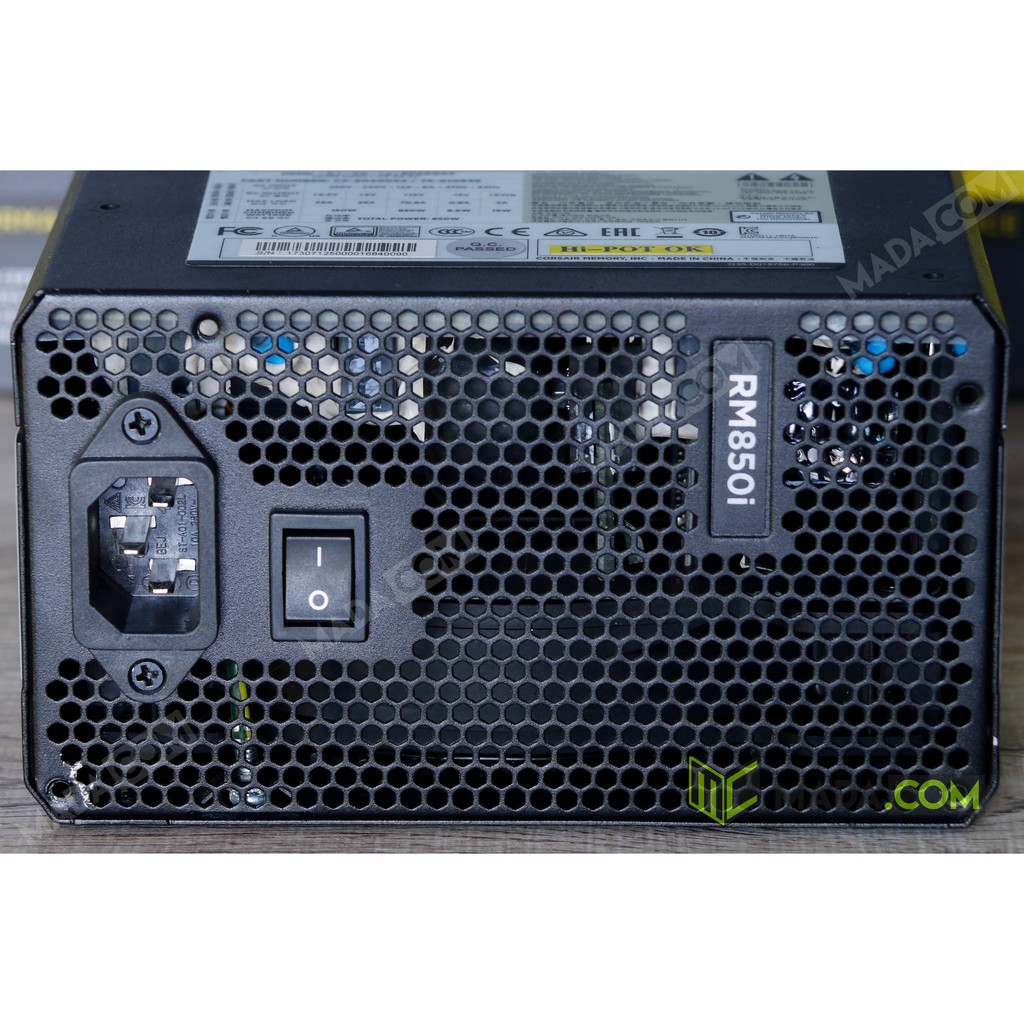 Power Supply CORSAIR RM850i (80 + GOLD) ประกันยาว 7 ปี - mada.com ...