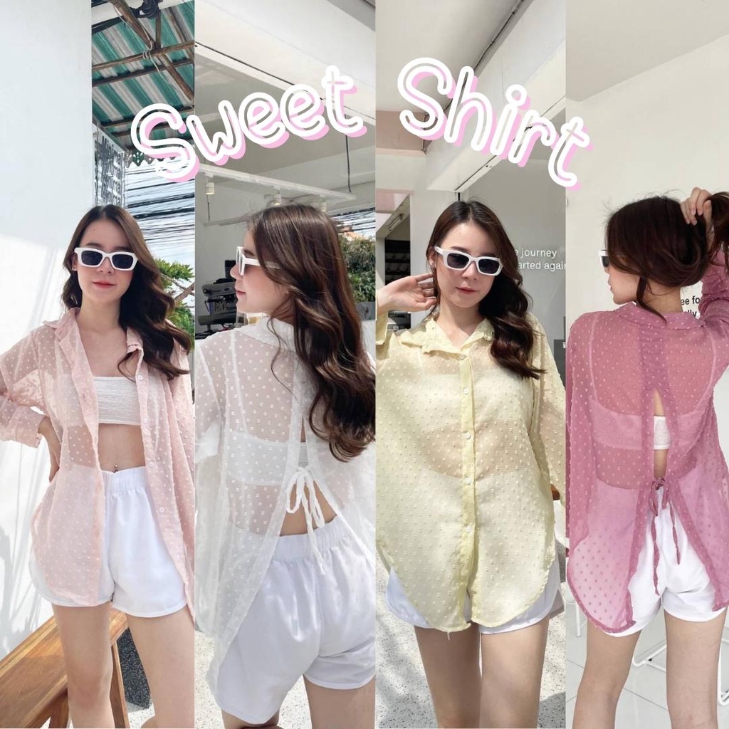 Sweet Shirt เสื้อคลุมซีทรู เซ็กซี่มาก - closet_by_mk - ThaiPick