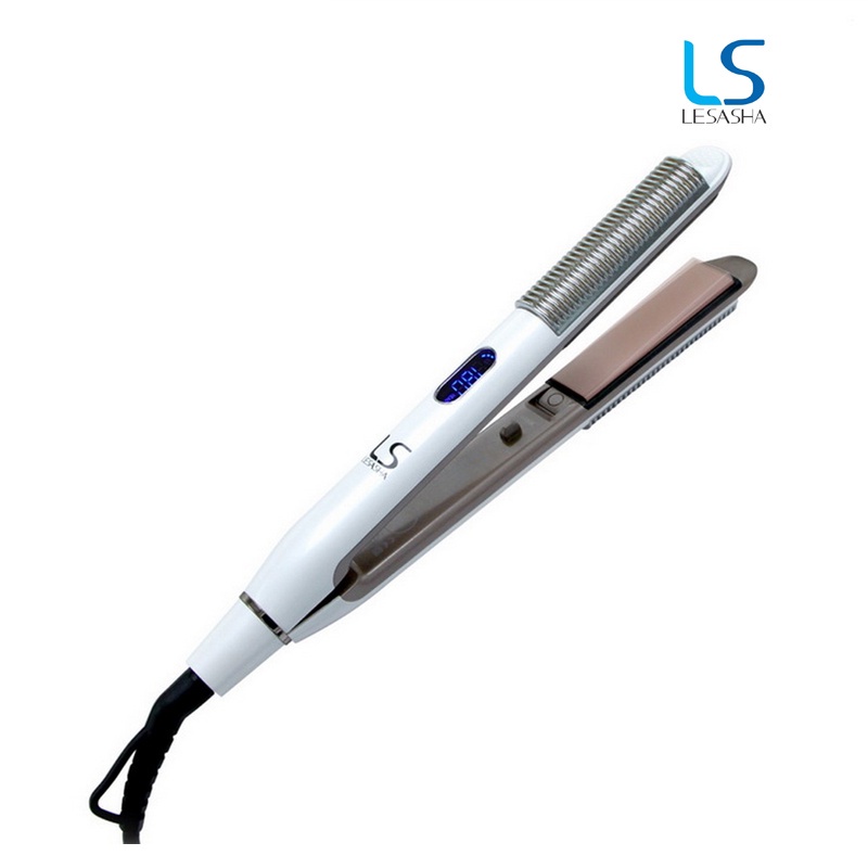 คืน 239c. ทักแชทรับโค้ด Lesasha เครื่องหนีบถนอมเส้นผม Straight Curl ...