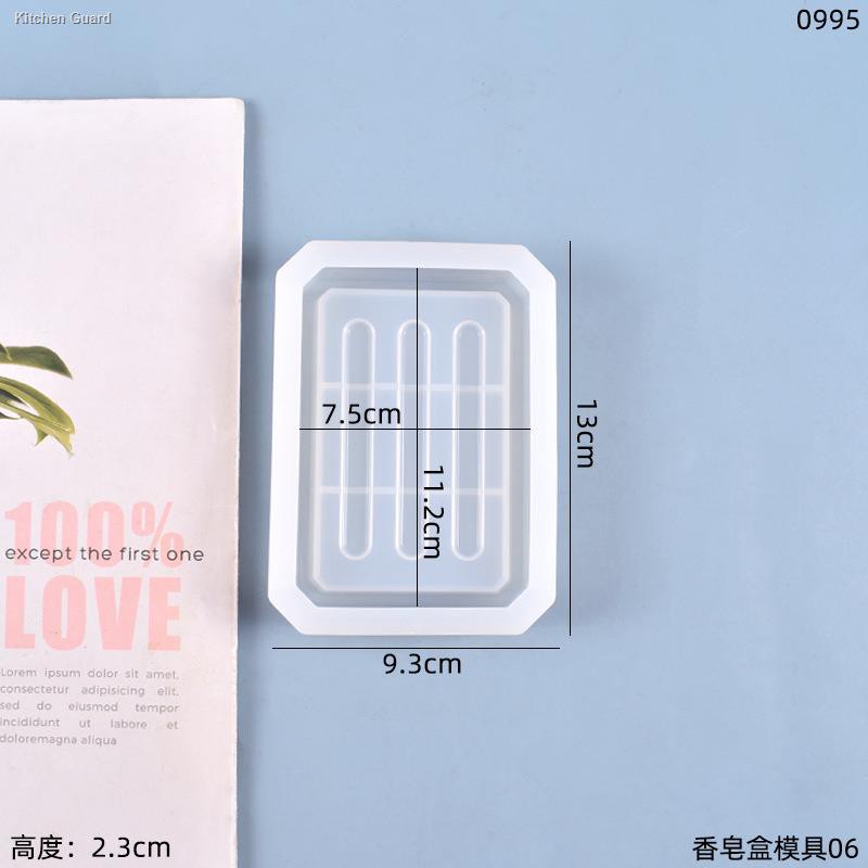 HOTป๊อปปี้ DIY คริสตัลอีพ็อกซี่แม่พิมพ์สบู่กล่องเก็บแม่พิมพ์ซิลิโคนจุด ...