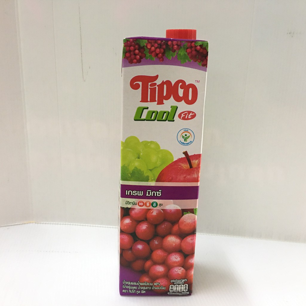 Tipco Cool Fit น้ำผลไม้ จากน้ำผลไม้เข้มข้น ตรา ทิปโก้ คูล ฟิต 1 ลิตร (มี 3 รสชาติ) - chaisaeng ...