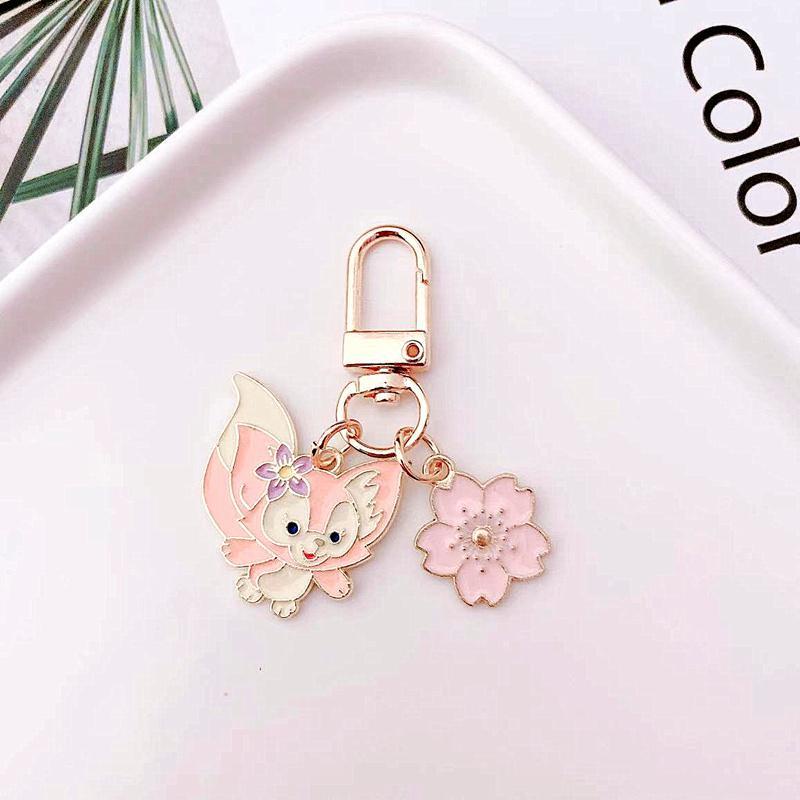 จี้กุญแจLingna Belle พวงกุญแจการ์ตูน Little Fox จี้กระเป๋านักเรียนจี้ ...