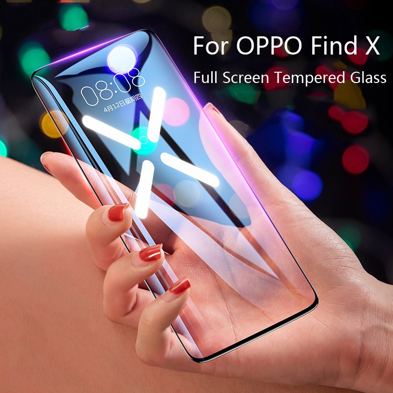 OPPO Find X Clear Tempered Glass ฟิล์มกันรอยหน้าจอ 9H 2.5D - womenfamily.th - ThaiPick