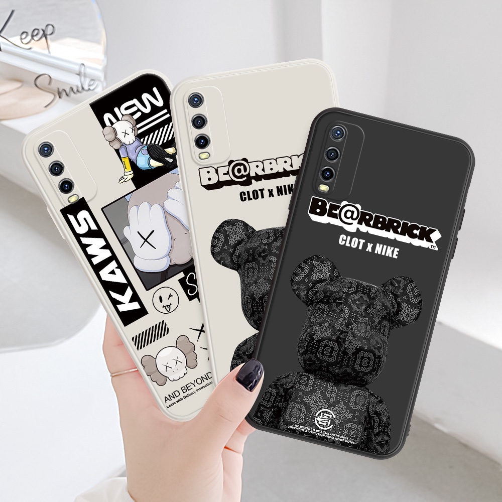 เคสโทรศัพท์มือถือ Tpu แบบนิ่ม ลาย Bearbrick KAWS Smiley สําหรับ Xiaomi ...