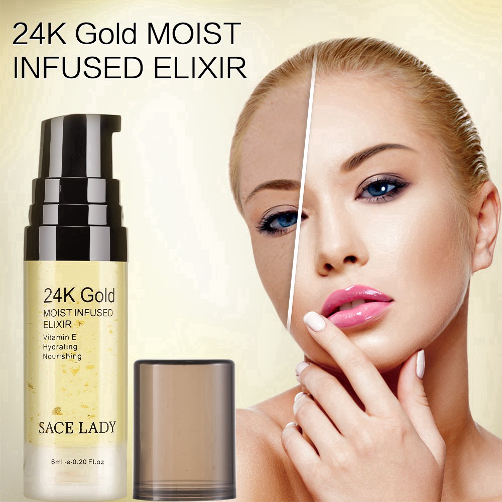 Face Primer 24k Gold Elixir มอยซ์เจอไรเซอร์ให้ผิวเรียบเนียนเบส 6ml ...