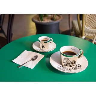 [LUYCHO] Mirror Coffee Cup _ Amur Leopard LBvI | Shopee Thailand
