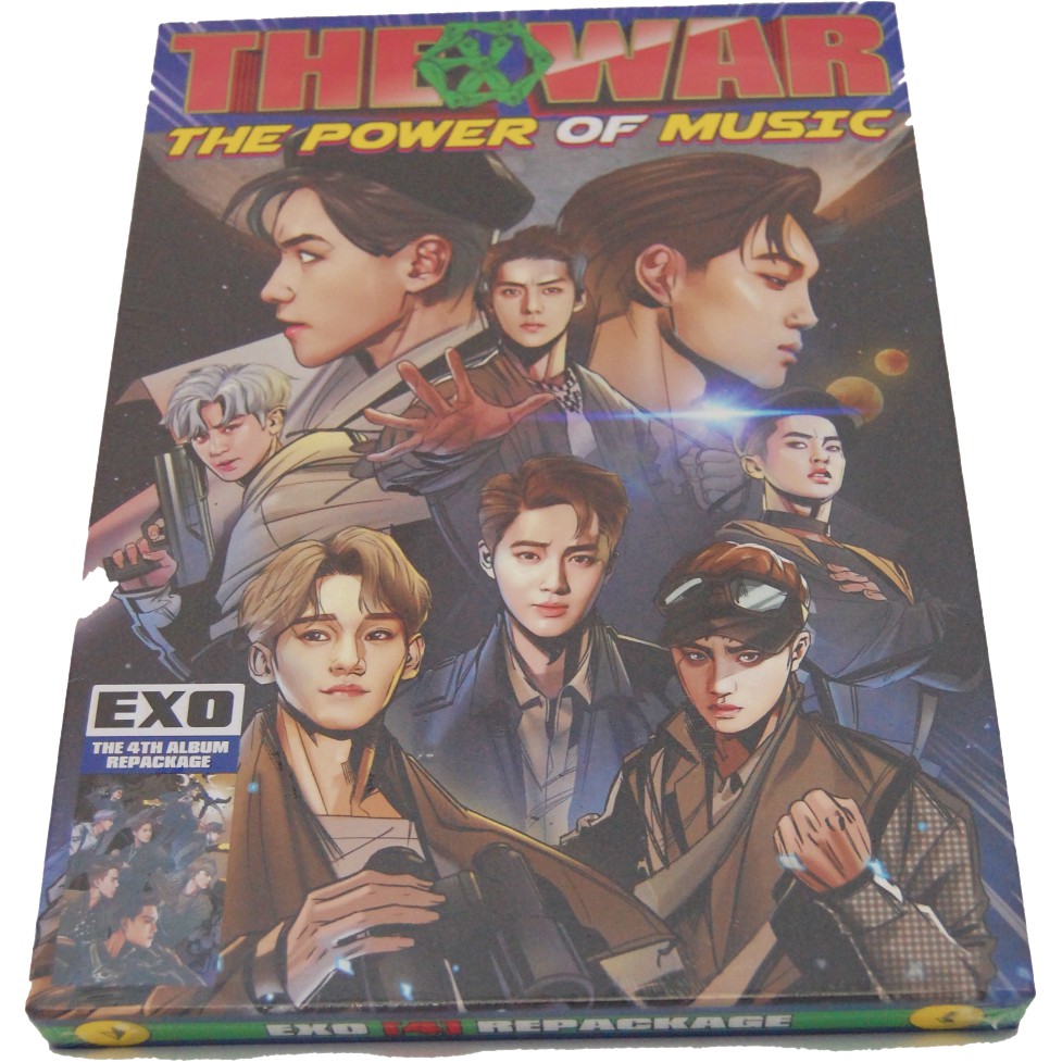 EXO - THE POWER OF MUSIC (Korean Ver.) IMPORT 4th Repackage Album The War - smtrue - ThaiPick