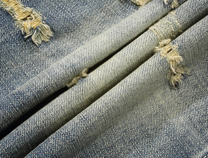 2020 new style retro perforated denim shorts mens fashion Capris slim ...