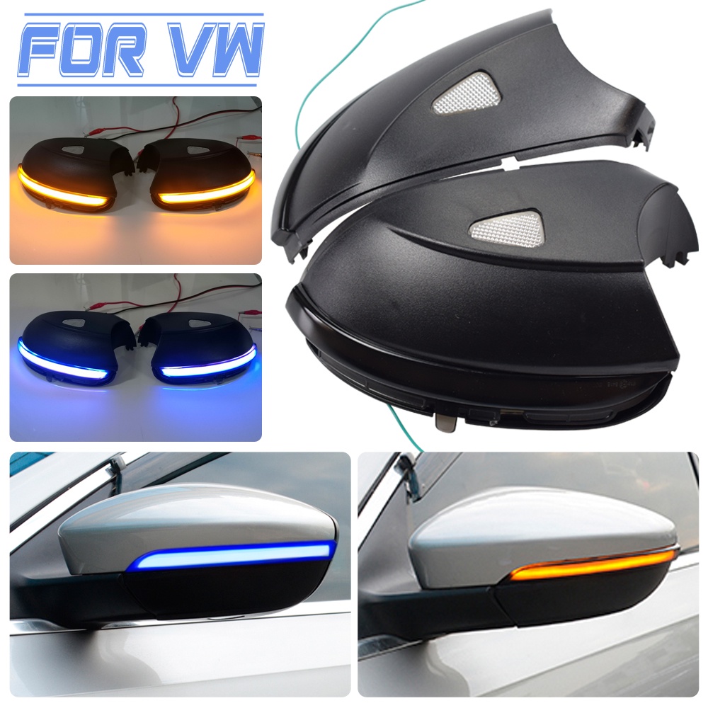 For VW Passat B7 CC Scirocco Jetta MK6 EOS LED Side Wing Rearview ...