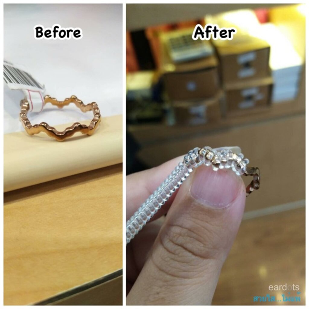 กดติดตามมีส่วนลด พร้อมส่ง แหวนหลวม ลดแหวนให้พอดี (2เส้นต่อแพค) Ring ...
