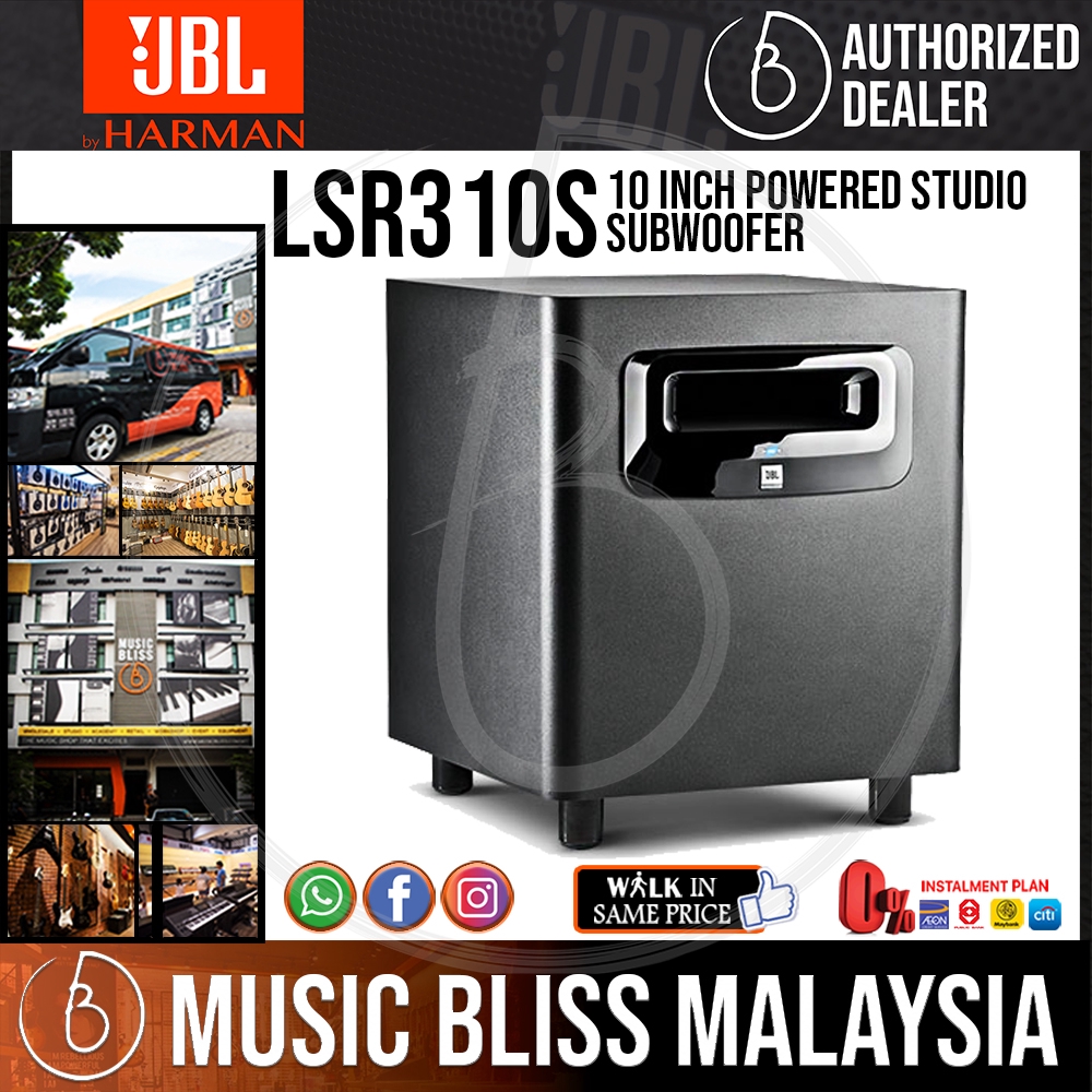 JBL LSR310S 10 Powered Studio Subwoofer (LSR-310S LSR 310S ...