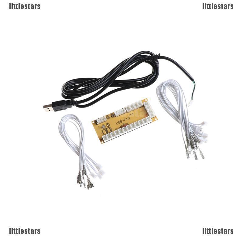 LUV Zero Delay Arcade USB Encoder PC to Joystick Push Button Cables For ...