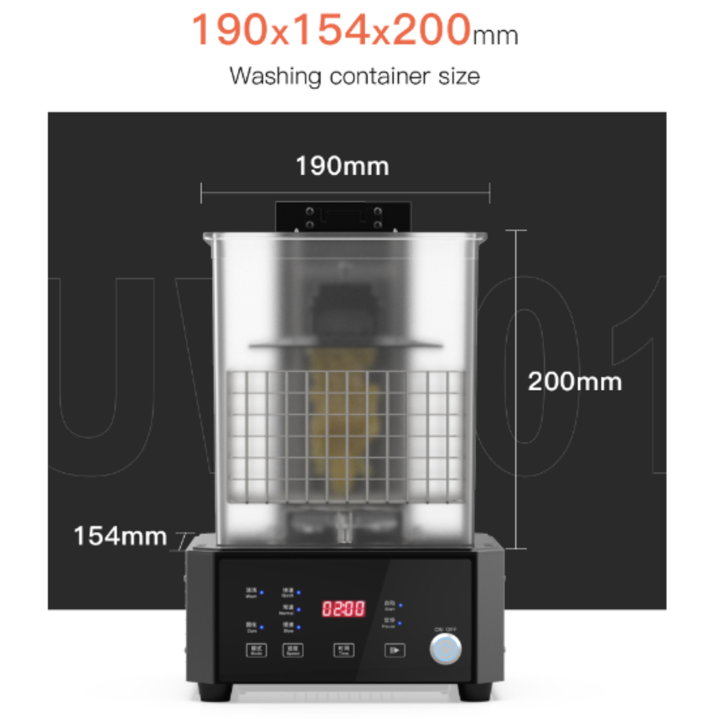 Creality UW-01 Washing and Curing Machine all-in-one one step to finish ...