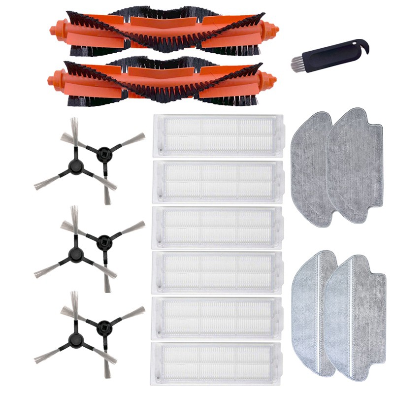 20 Pcs Replacement Parts Kit For Xiaomi Mijia 1c Robot Accessories Side