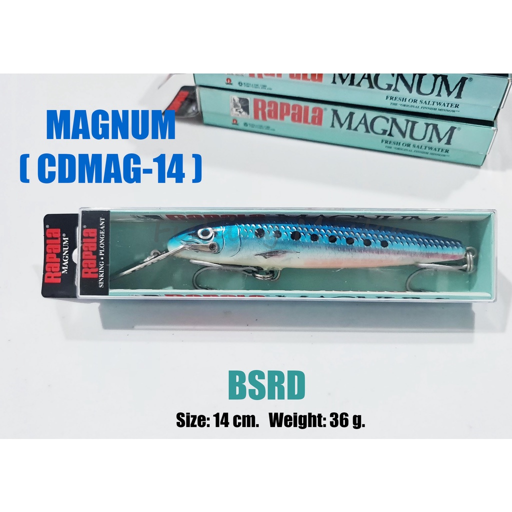 RAPALA MAGNUM เหยื่อปลอม เหยี่อตกปลา เหยื่อ รุ่น CDMAG-14 ขนาด 14 cm - fishing.master - ThaiPick