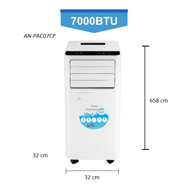 Aconatic แอร์เคลื่อนที่ 7000 BTU AN-PAC07CP - aconatic.official - ThaiPick