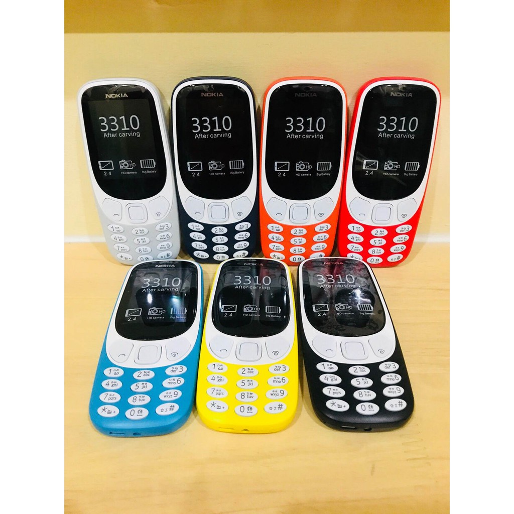 มือถือ Nokia 3310 จอสี มีภาษาไทย | Shopee Thailand