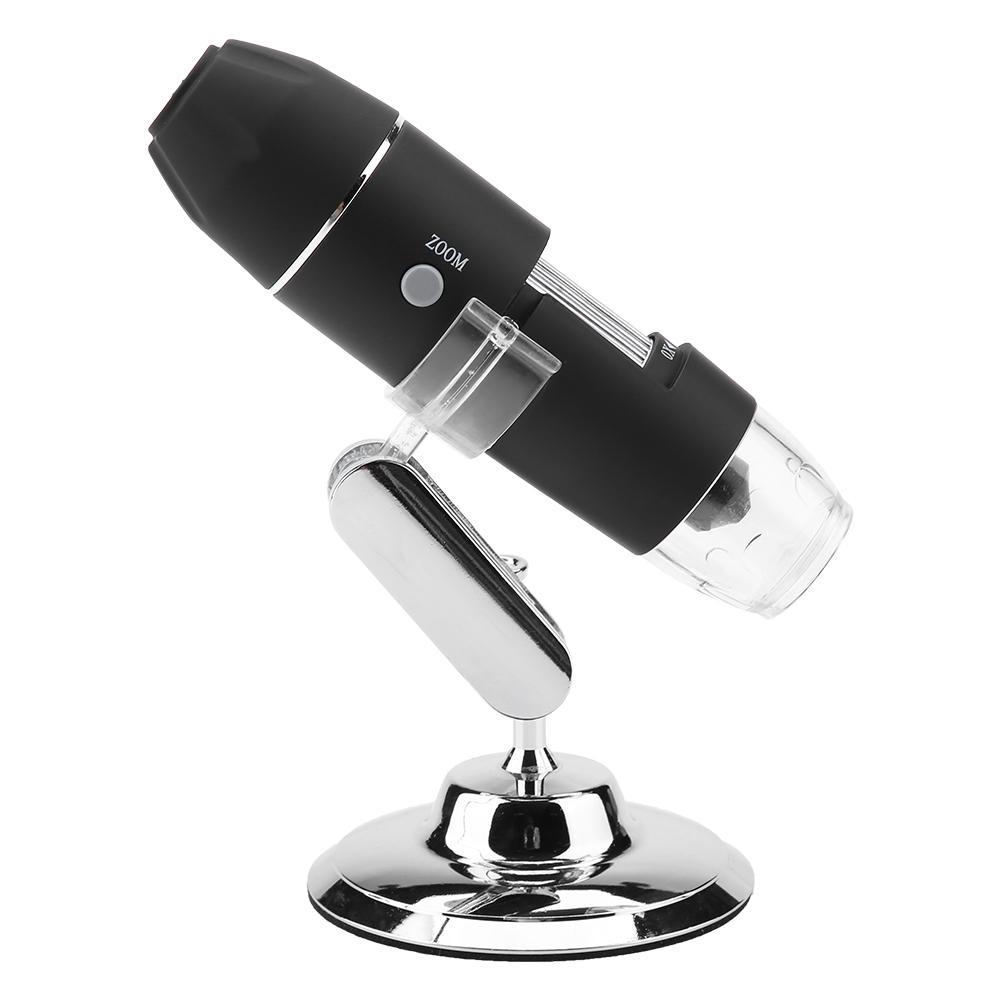 1600X 8 LED Wireless Zoom Digital Microscope Hand Held Endoscope USB ...