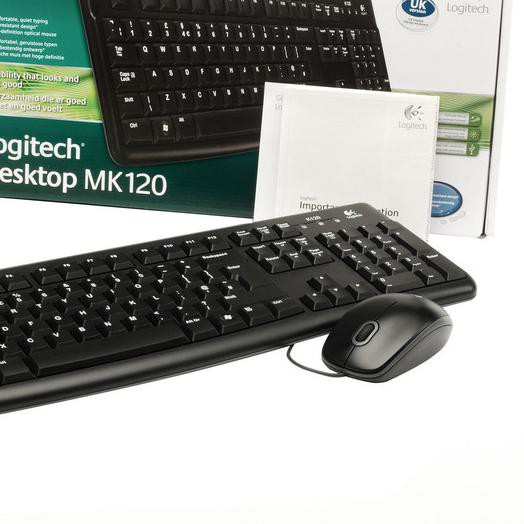 Logitech MK 120 DESKTOP USB - mustikaputrisellerni.th - ThaiPick